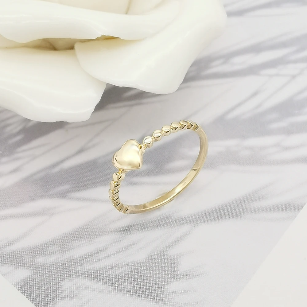 Shop Our Collection of 14K Gold Heart Rings for Engagement