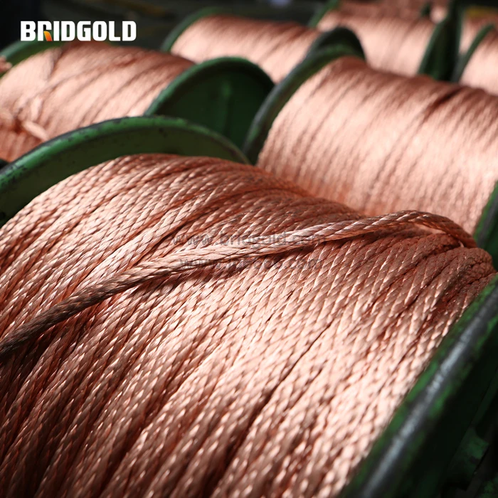 High Quality Bare Round Copper Braid - 25mm2 Stranded Wire