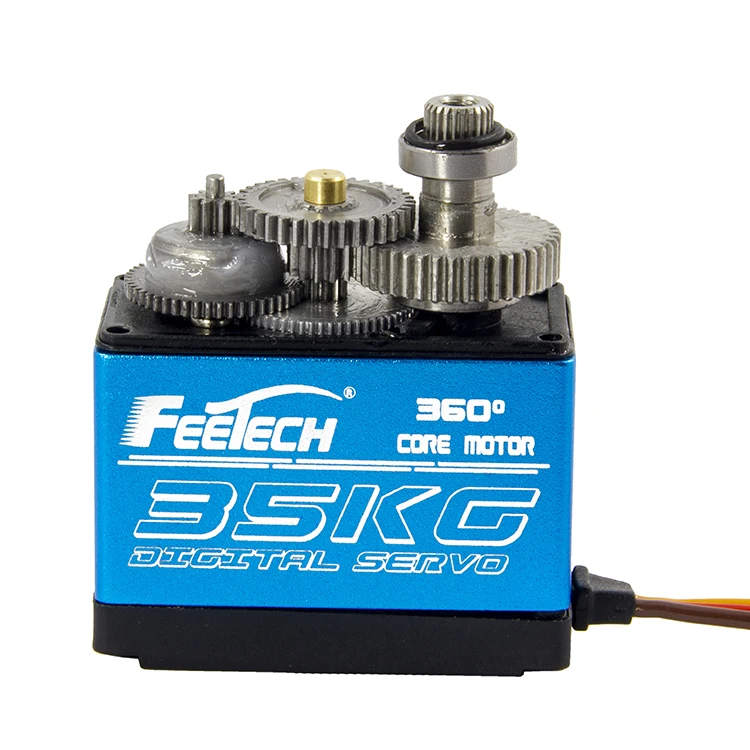 PWM 35kg Cm Multi Turn 0-360 Degree Controllable Servo FT6335M