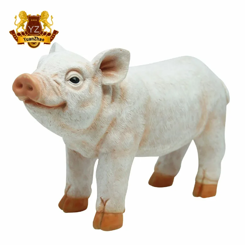 Flying Pig Life Size Resin Statue - Garden Decor Sculpture