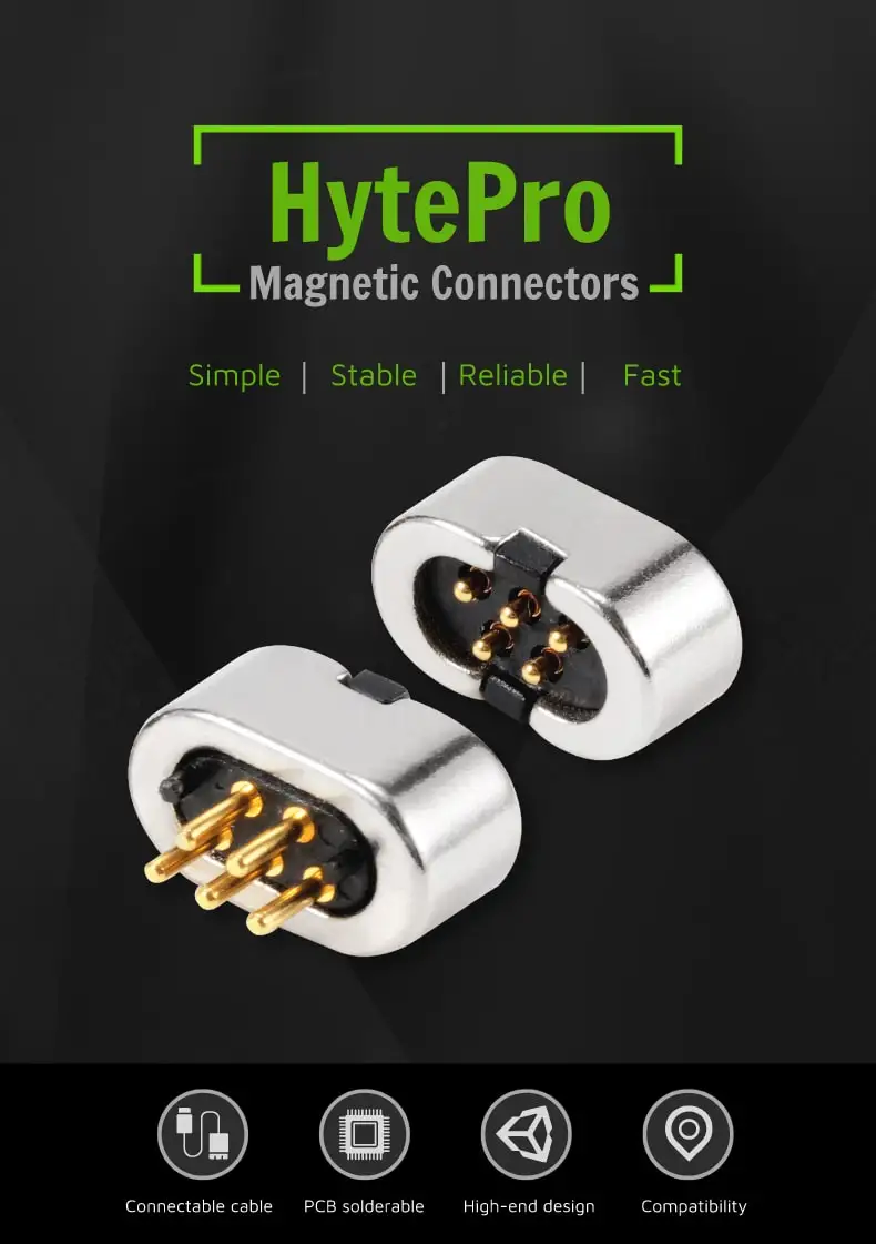 Spring Loaded 5pin Magnetic Connectors - Reliable Data Transfer