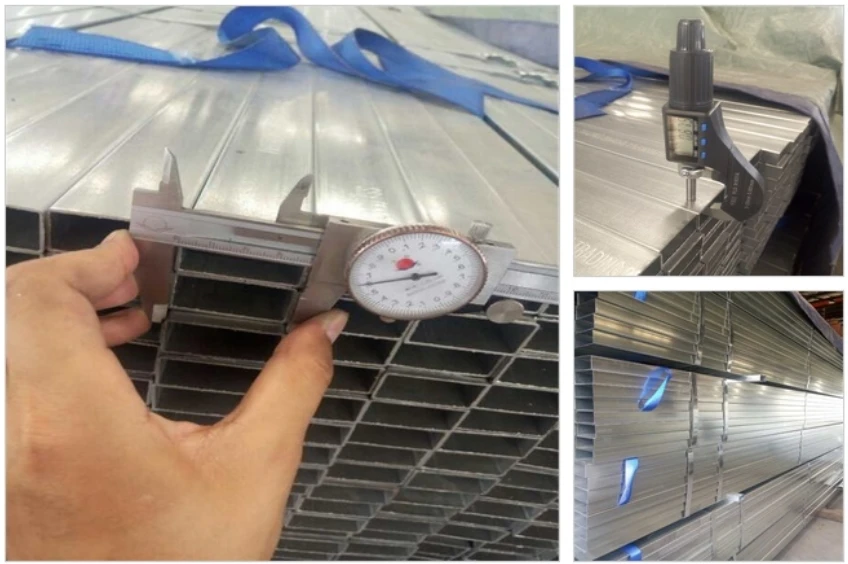 100*100mm 4*4 Inch 150 X 50mm Shs Galvanized Steel Hollow Section Tube ...