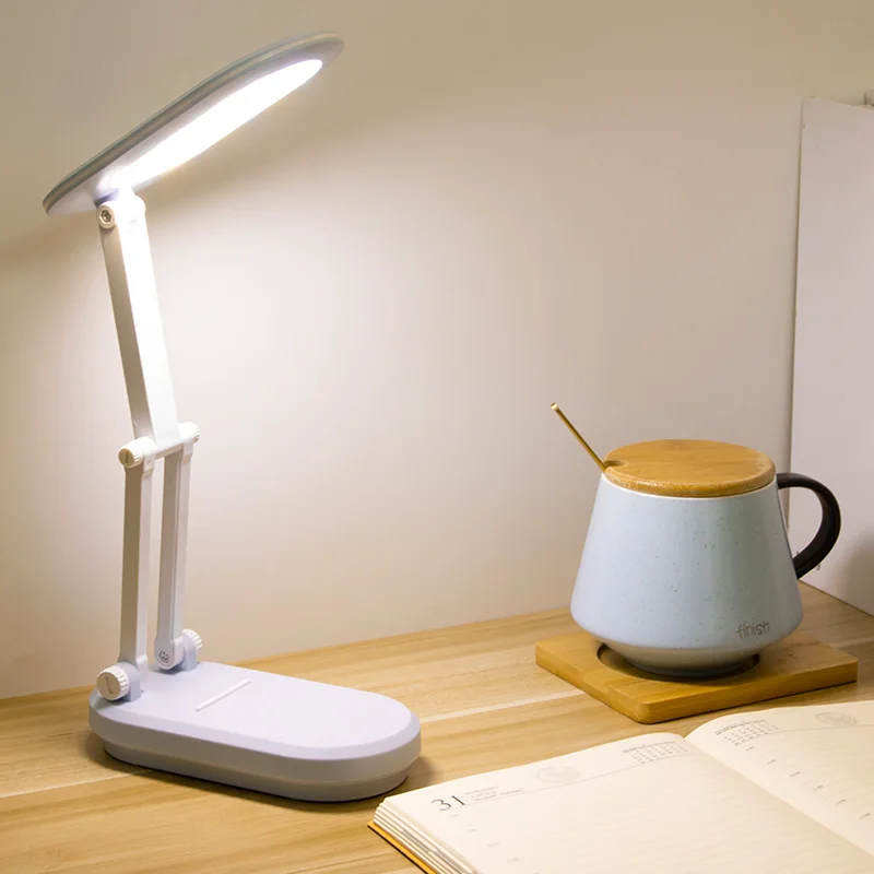 Factory Rechargeable Led Desk Lamp With Lithium Battery Cordless Led ...