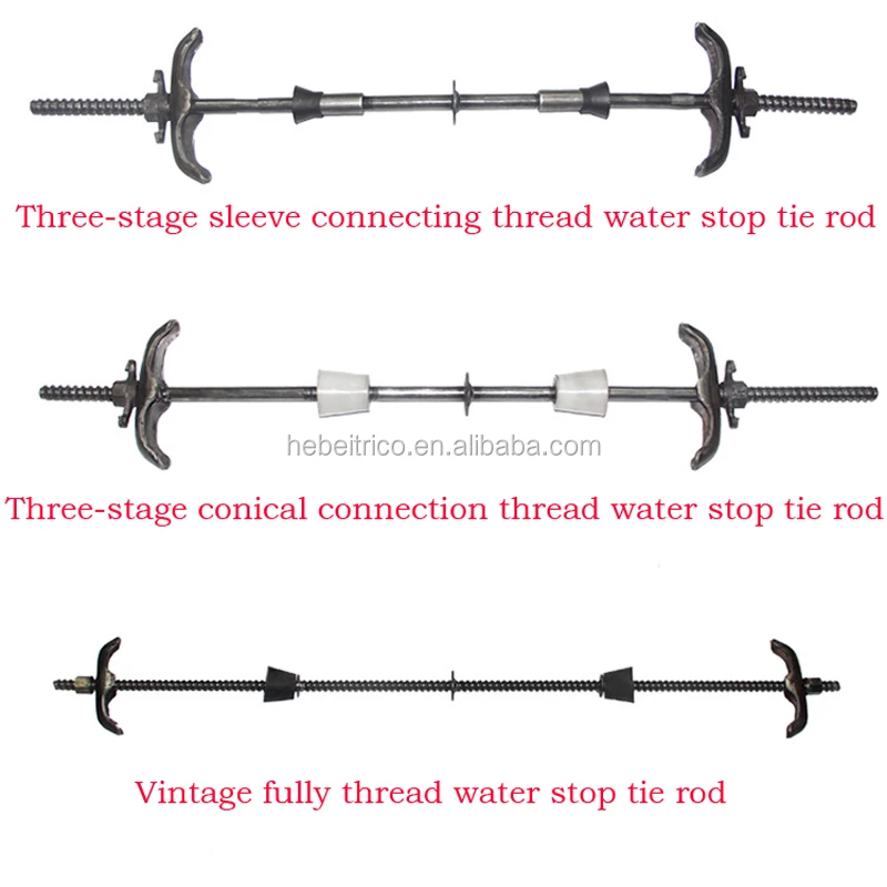 Concrete Formwork Accessories - Waterstop Tie Rod System