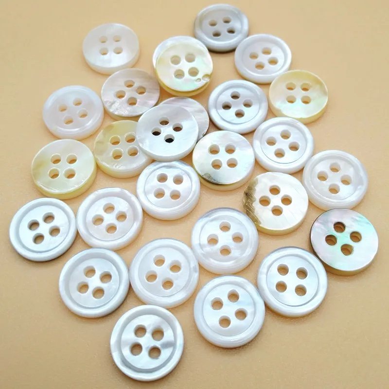 9mm MOP Shell Button - Natural Beauty & Sustainable Design