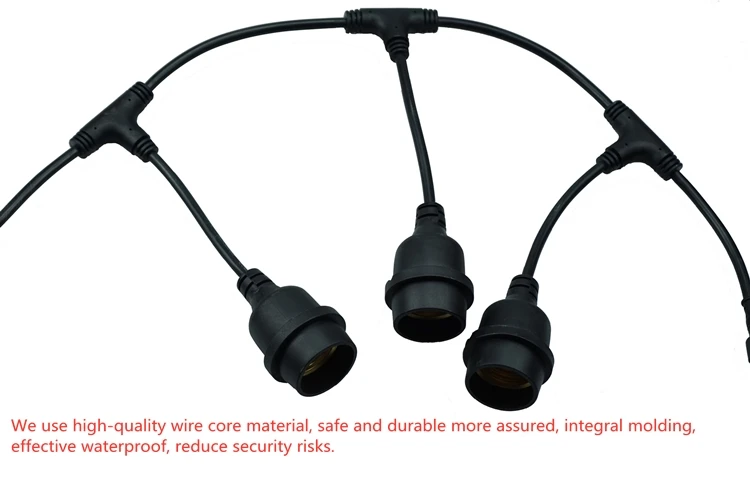 China Manufacturer Factory Supplier E27 String Light Lamp Holder For ...