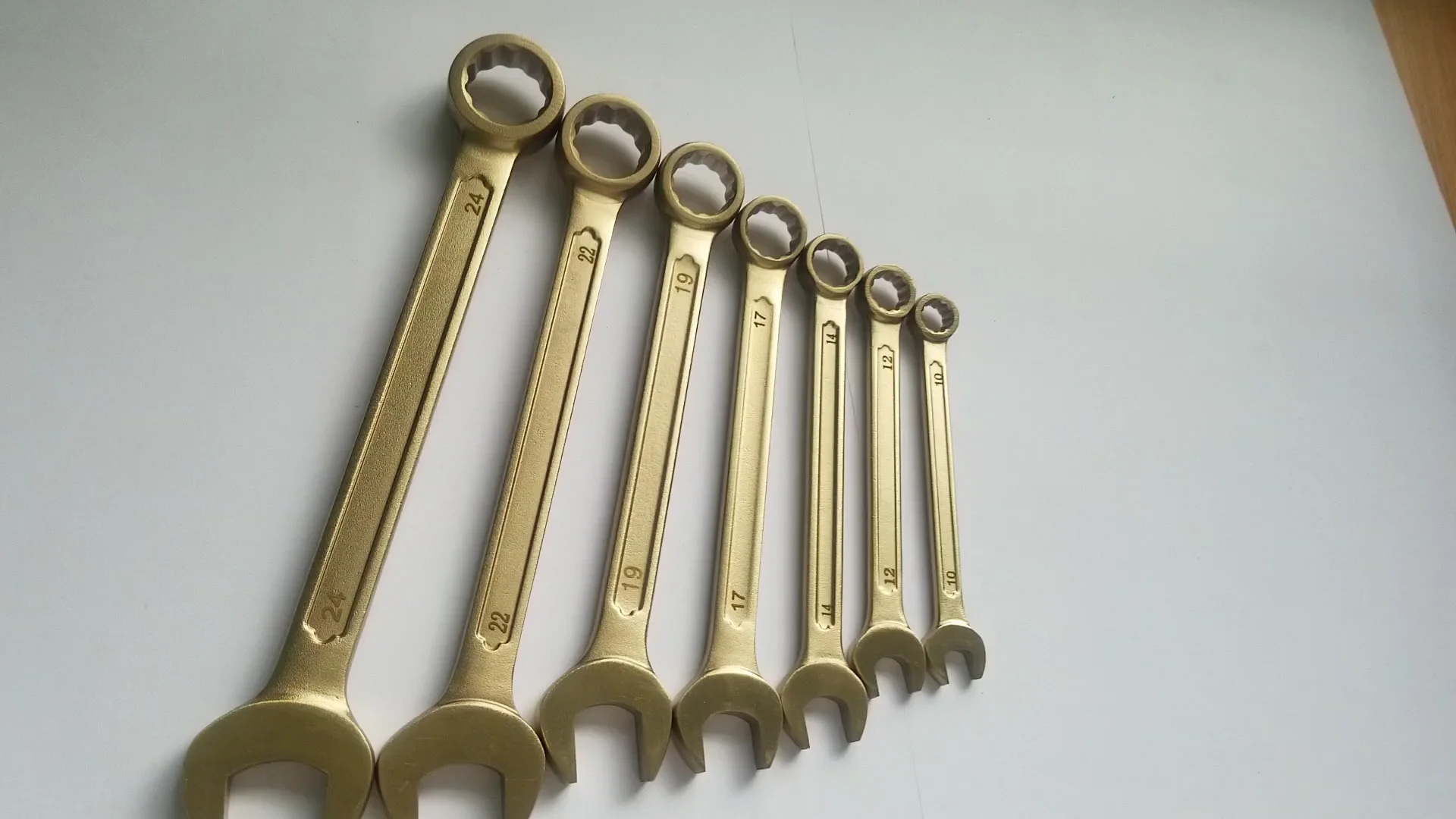 8 To 32 Mm Combination Spanner Set Aluminum Bronze Alloy Spark ...