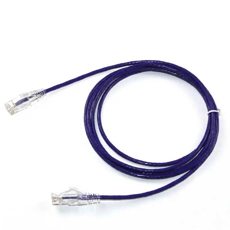 28awg Cat6 Cat6a Patch Cord Cable 28awg Lszh 3.8mm Slim Cable With Rj45 ...