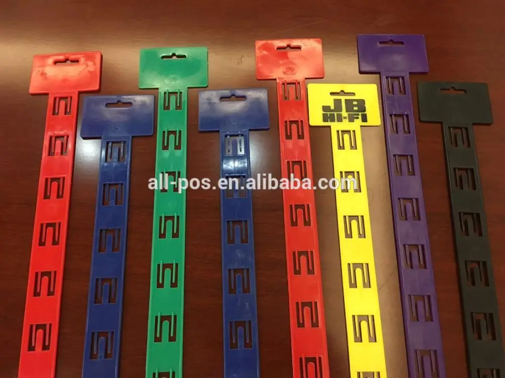 Hookei Plastic Hanging Clips - Ideal for Supermarket Displays