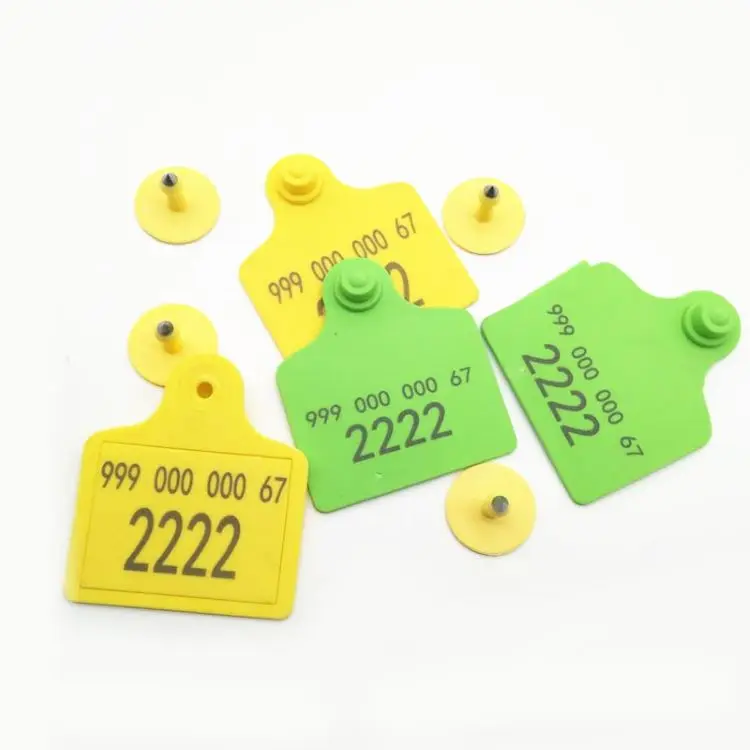 Long Range ISO18000-6c RFID UHF Animal Ear Goat TPU Tag With Sequential ...