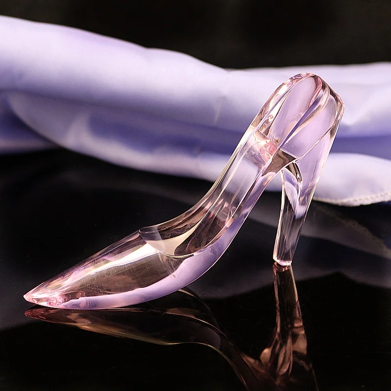 Handcrafted Crystal High Heel Shoe Trophy - Perfect Gift
