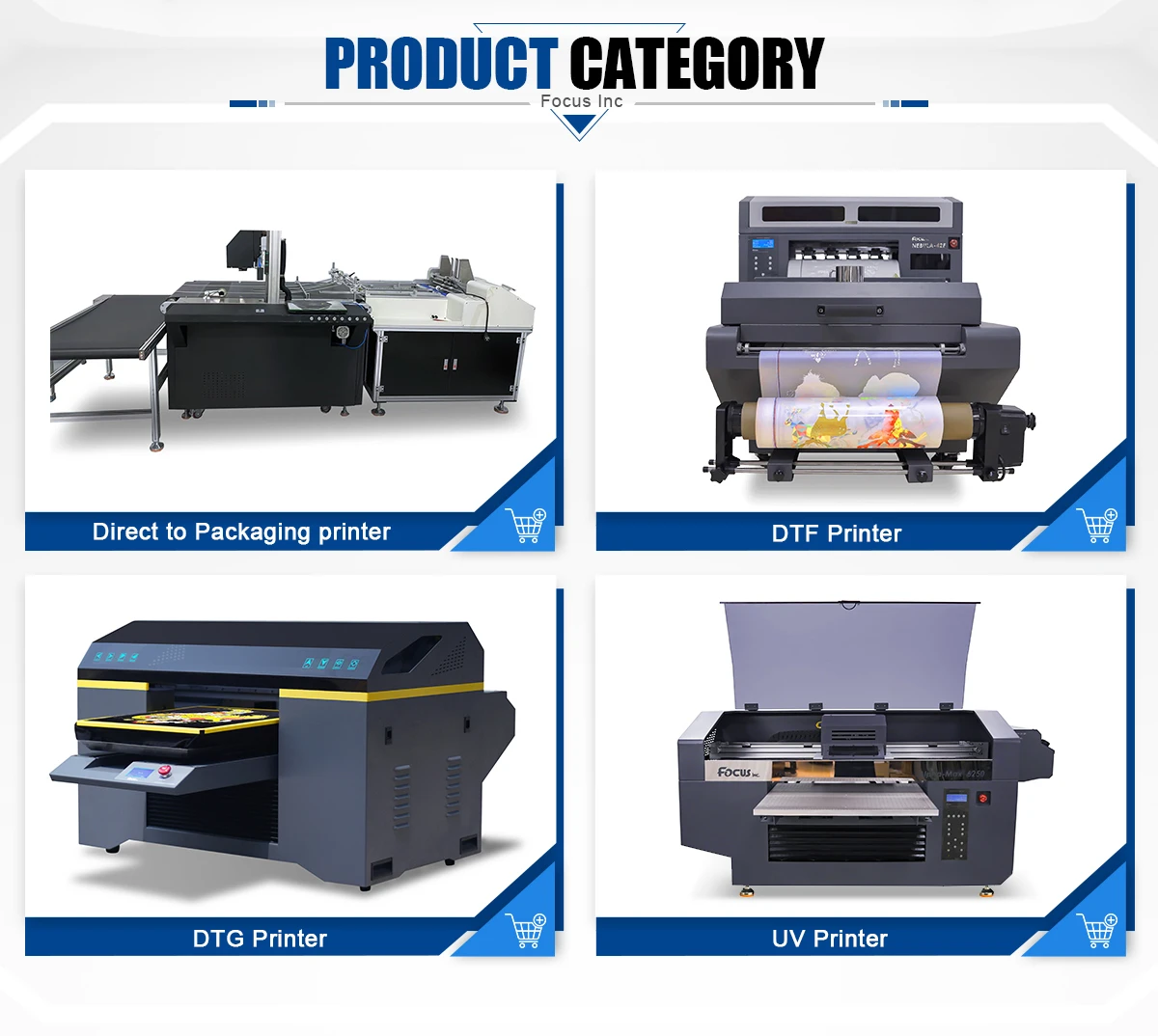 Shenzhen Focus Technology Development Co., Ltd. - UV Printer, DTG Printer