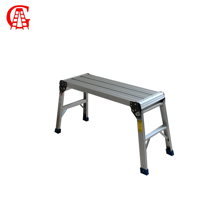 Big Folding Two Step Hop up Adjustable Aluminium Platform