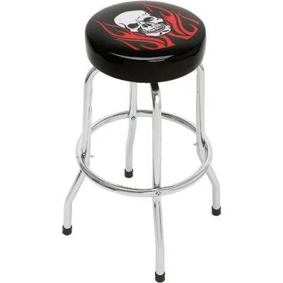 Dodge Mopar Red Padded Seat Bar Stool - Modern & Durable