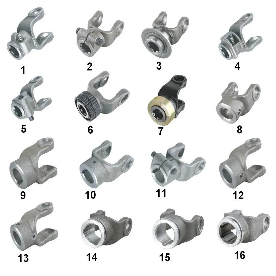 Agricultural PTO Drive Shaft Splined Yoke Triangular Tube