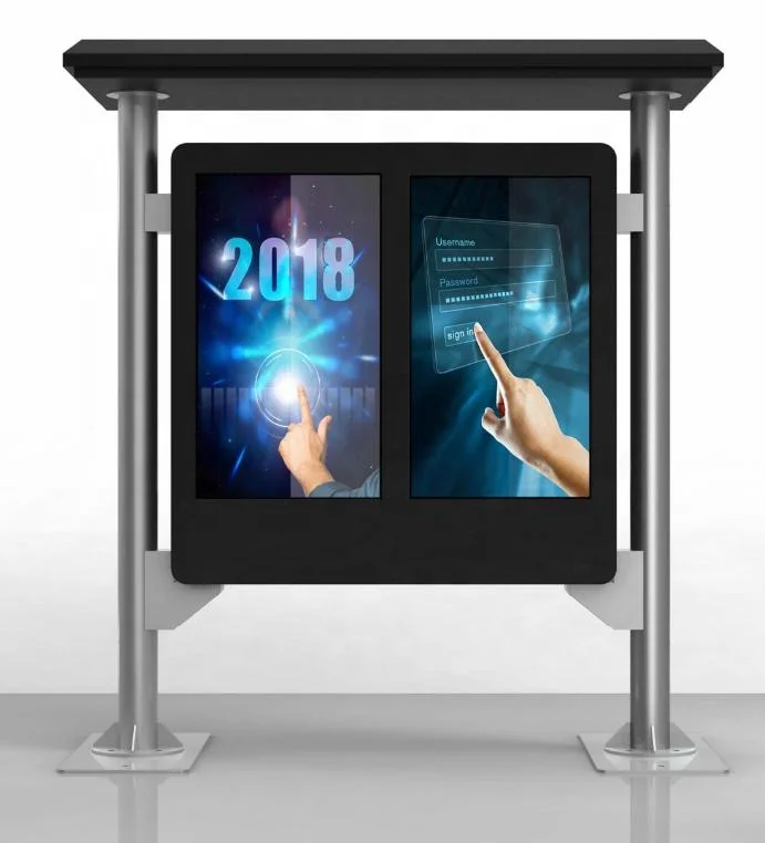 Outdoor Advertising Machine Segmented Led Outdoor Display Kiosk Totem ...
