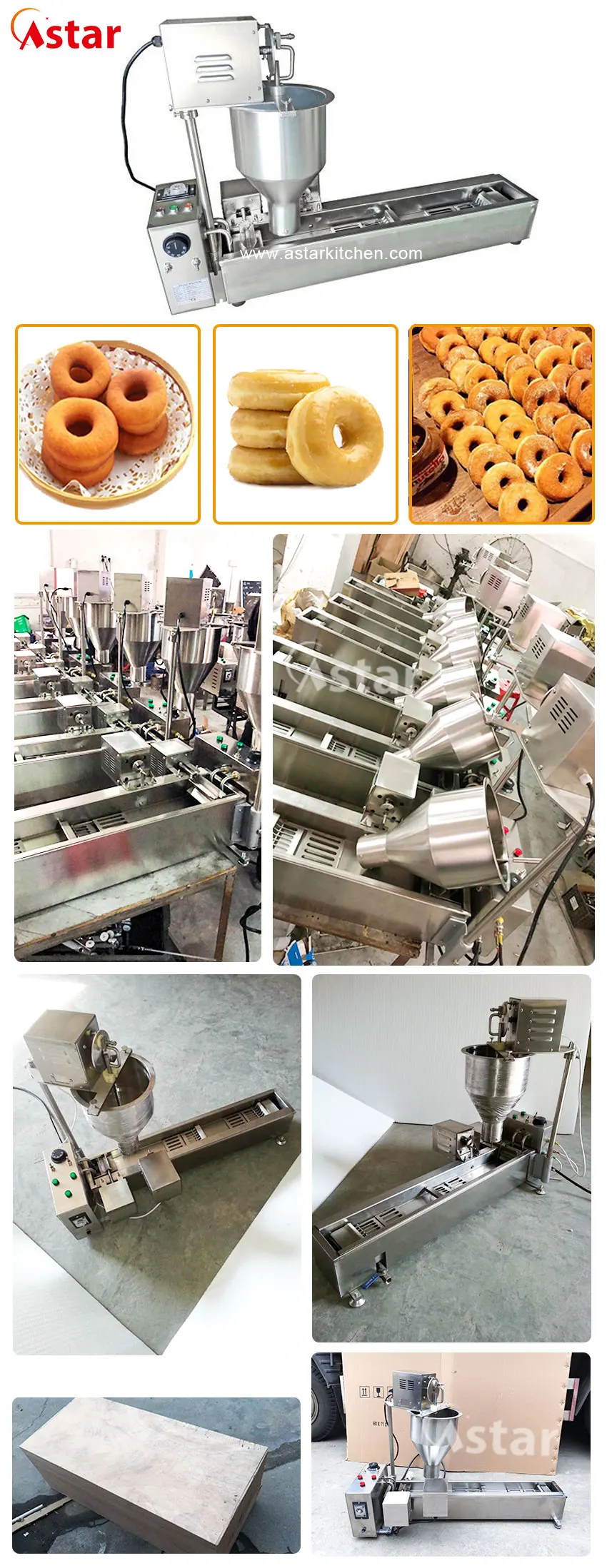 Commercial Cooking Equipment - Automatic Mini Donut Machine