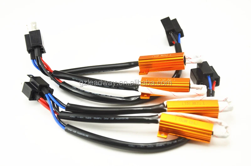 Hid Fog Led Light Canbus Load Resistor Hi/lo Beam Headlight Load ...