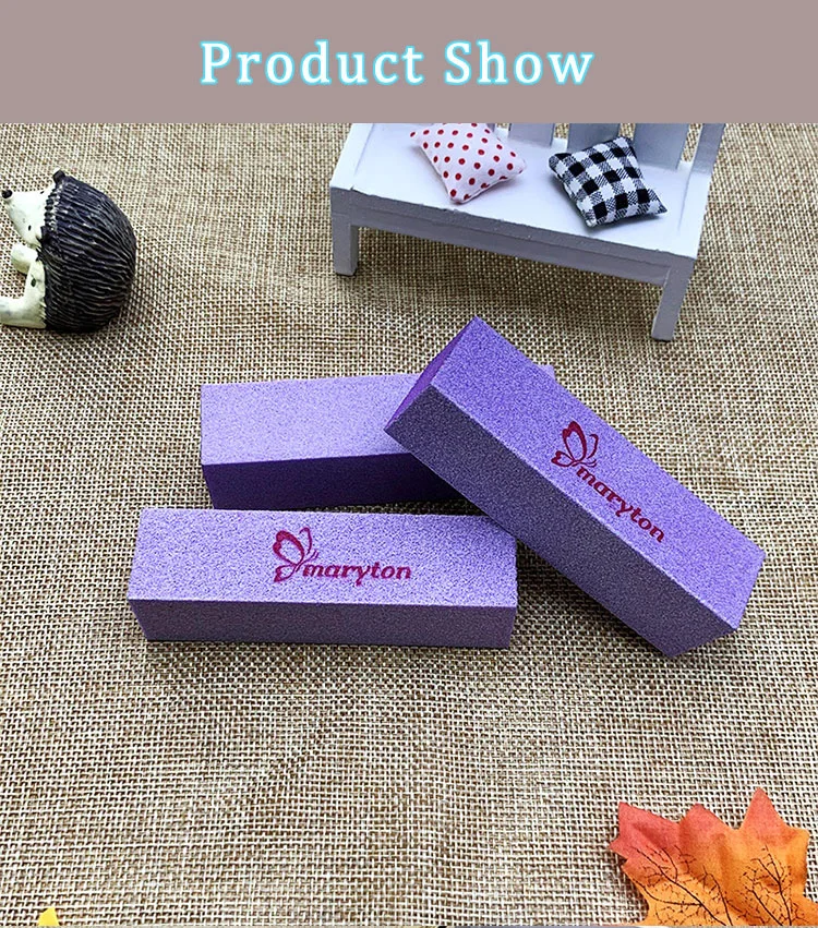 Wholesale Disposable Sponge 4 Way 80/100/180/240 Shiny Nail Buffer For ...