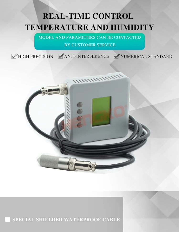 Hengko Wall-mounting Dew Point And Temperature Meter For Demanding Low ...