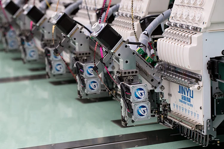 JINYU 4-Head Embroidery Machine - High Efficiency & Versatility