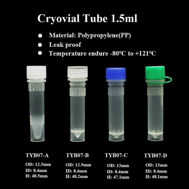Polypropylene Reversable 1.5ml Cryotube Greiner For Sale - Buy 1.5ml ...