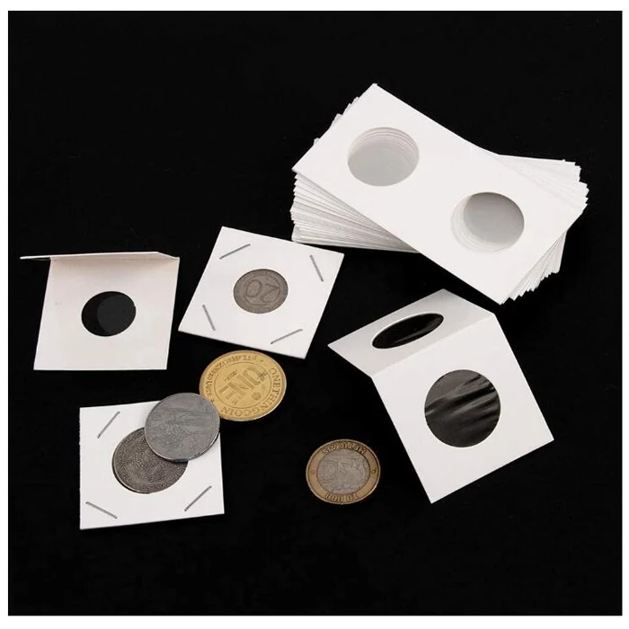 Different Size Coin Flips Cardboard Collecting Holders Coin Flip ...