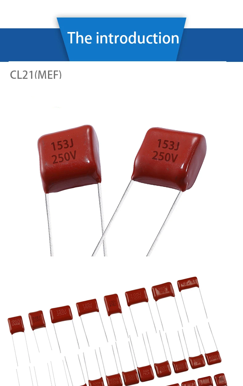 153j Film Capacitor - 400V, 0.047uf, Metallized Polyester