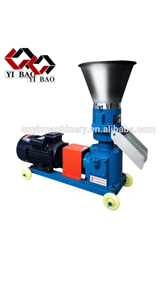 Alfalfa Cubes Pellet Press Machine Wood Pellet Maker Machine Flat Die ...