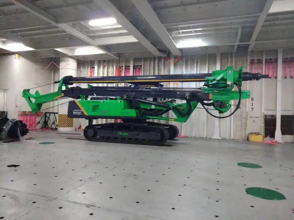 KR125C Hydraulic Rotary Drilling Rig with CAT Chassis Piling Machine ...