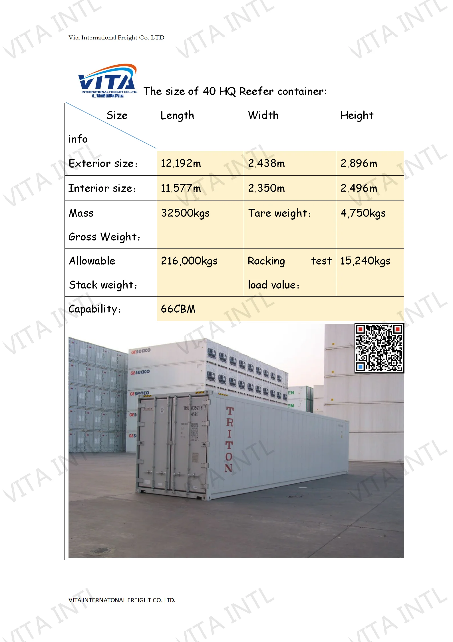 Good Compressor New 40ft Reefer Refrigerated Container For Sale - Buy ...