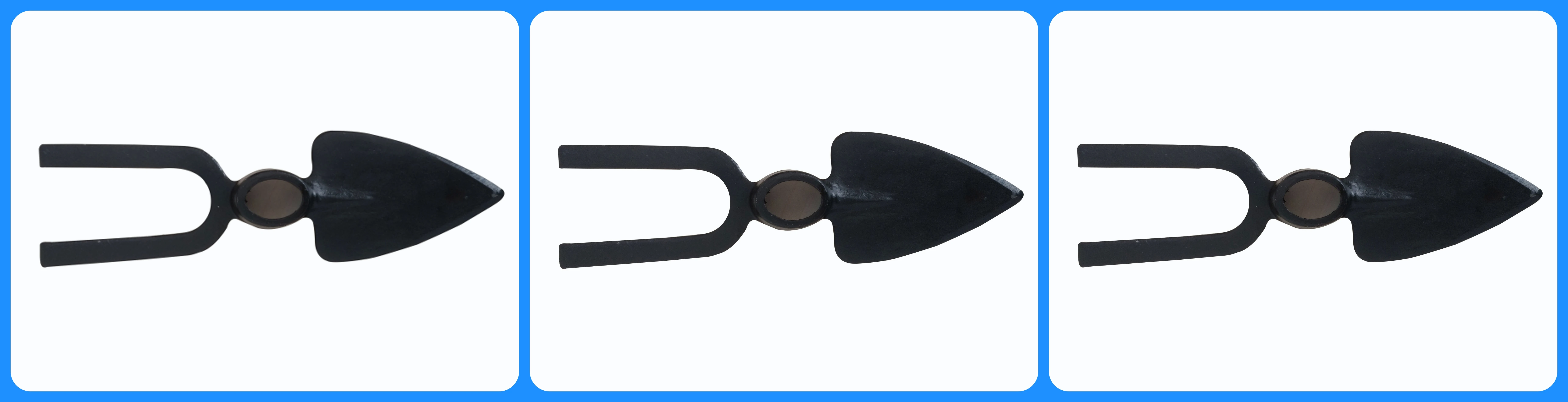 Fork Hoe With 2 Prong Garden Fork And Heart Shaped Hoe Using Wood ...