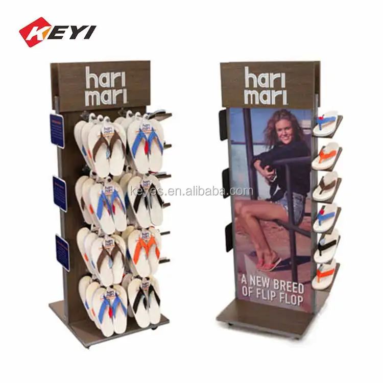 KEYI KY-Wl129 Professional Factory Customized Slat Wall Hanging Slipper ...