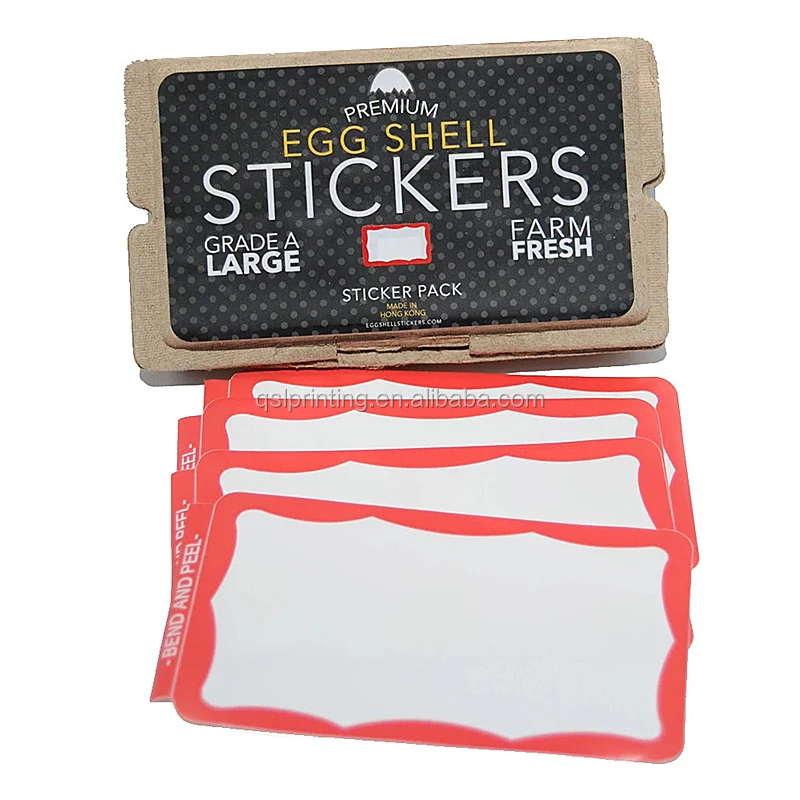 Eggshell Sticker Maker - Custom Destructive Vinyl Stickers