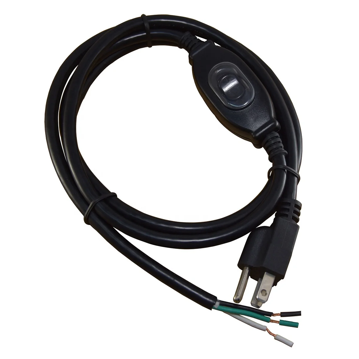 Waterproof Inline Cord Switch 204 - 3A 250VDC Lamp Control