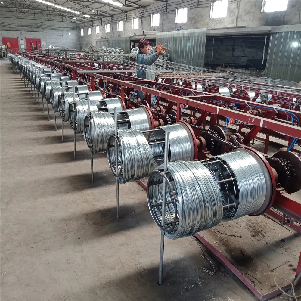 40lines Galvanized Wire Production Line For 0.7mm Binding Wire - Buy ...