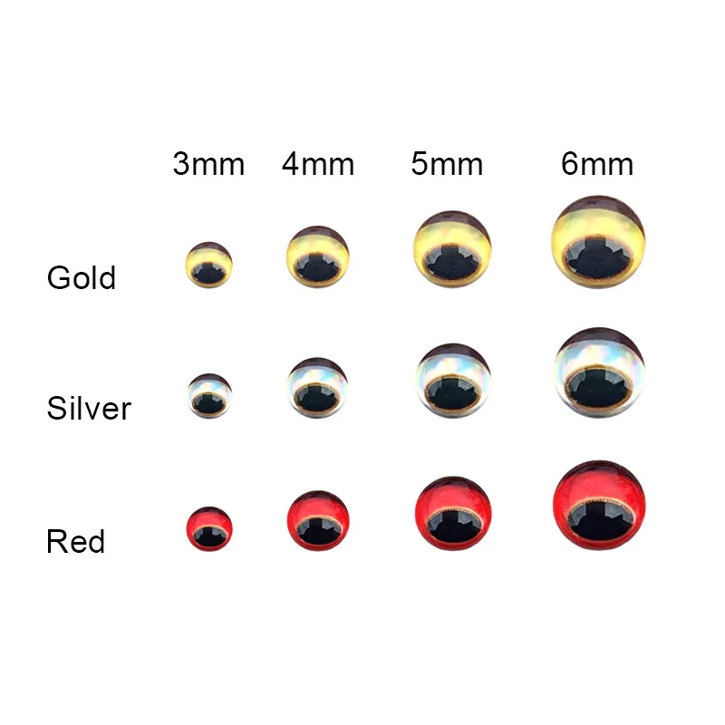 Wobblers Fishing Tackle 3d Bionic Fish Eyes Fly Tying Material Lure ...