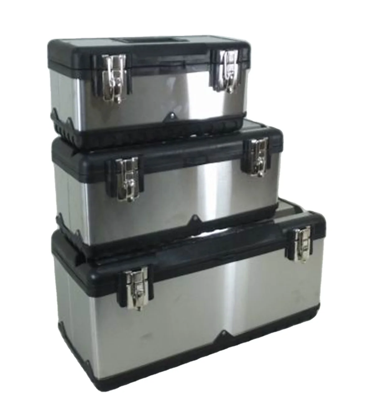 Hard Stainless Tool Box Storage Tool Stainless And Pp Three Sizes Two ...