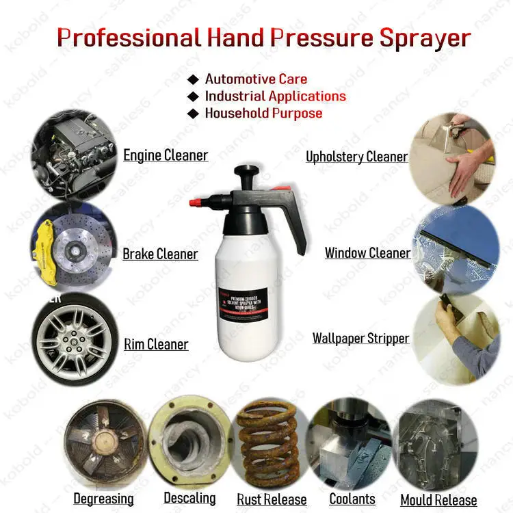 Kobold Industrial Commercial Brake Cleaner Sprayer 1l 2l Spray Bottle ...