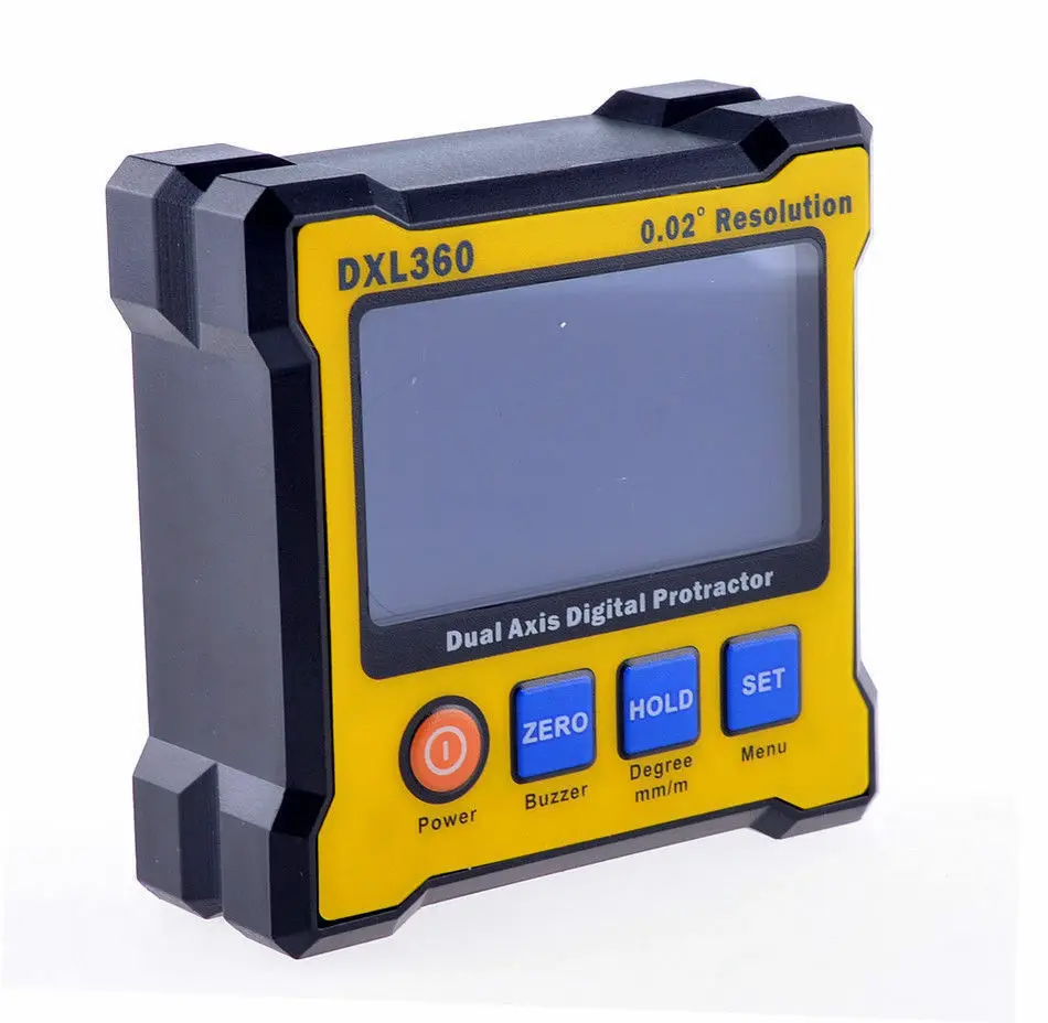 DXL360 Dual Axis Angle Sensor Meter - Precision Digital Protractor