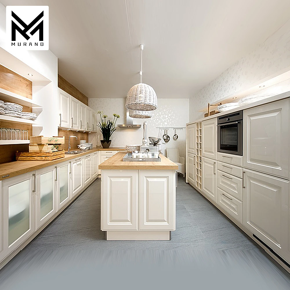 Luxury Philippines Design White Pvc Kitchen Cabinets Pvc Pantry ...