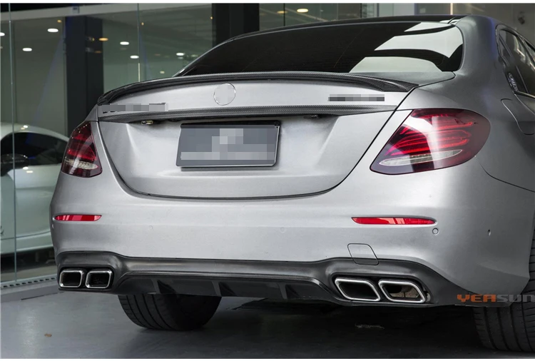 High Quality W213 Front Rear Bumper Upgrade Coupe E63s Body Kit For ...