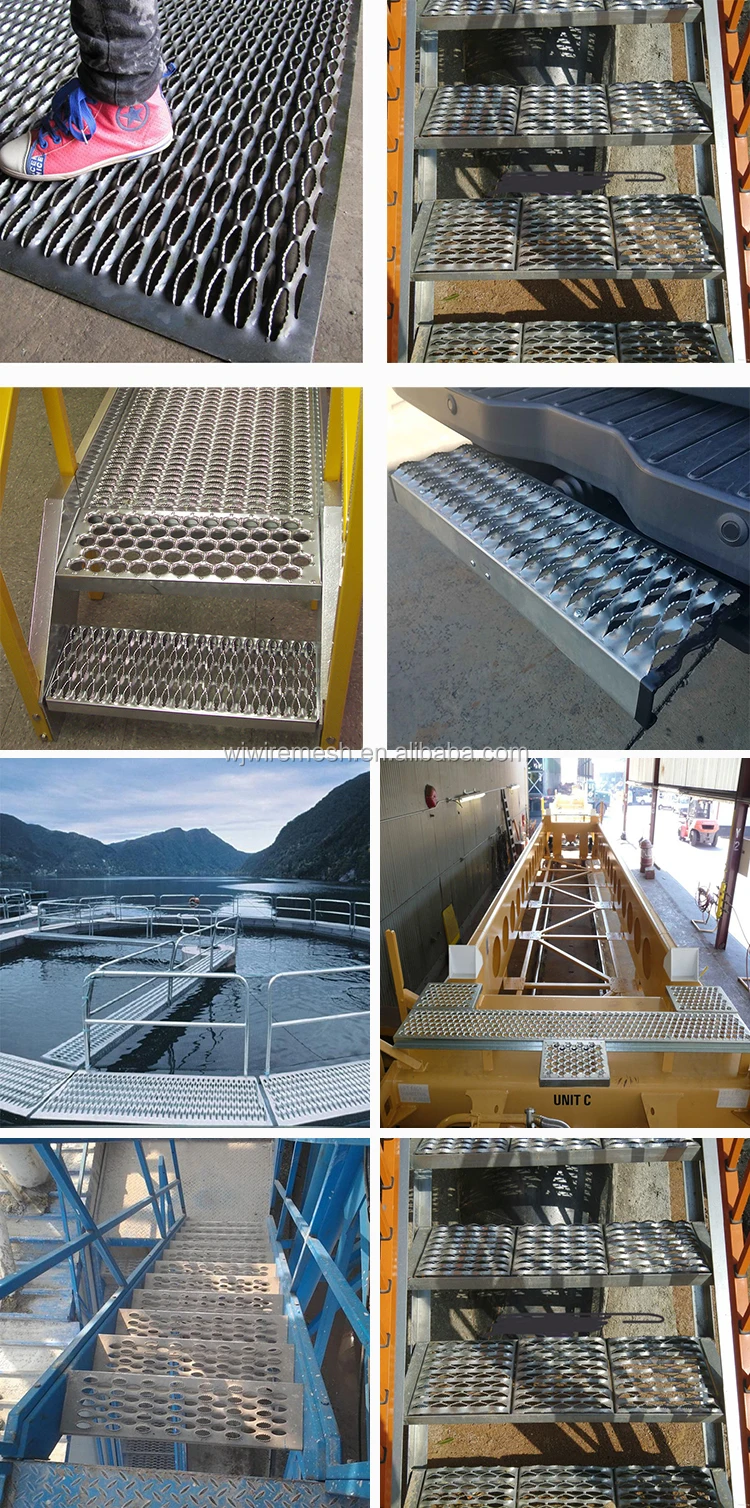 Aluminum Perforated Walkway Grip Strut Grating - Durable & Safe