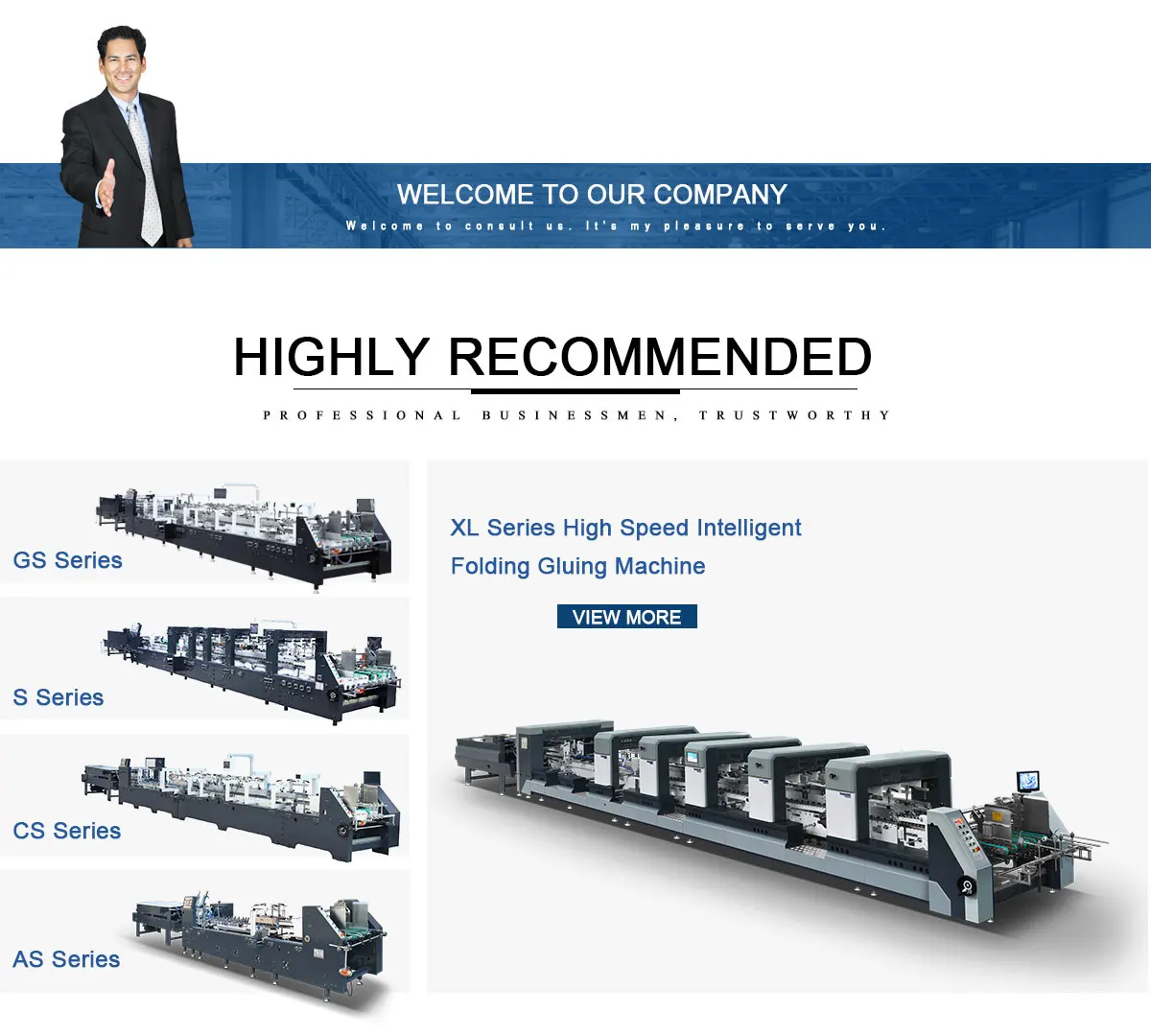 Zhejiang New Luolan Machinery Co., Ltd. - Folder Gluer Machine, Window Patching Machine