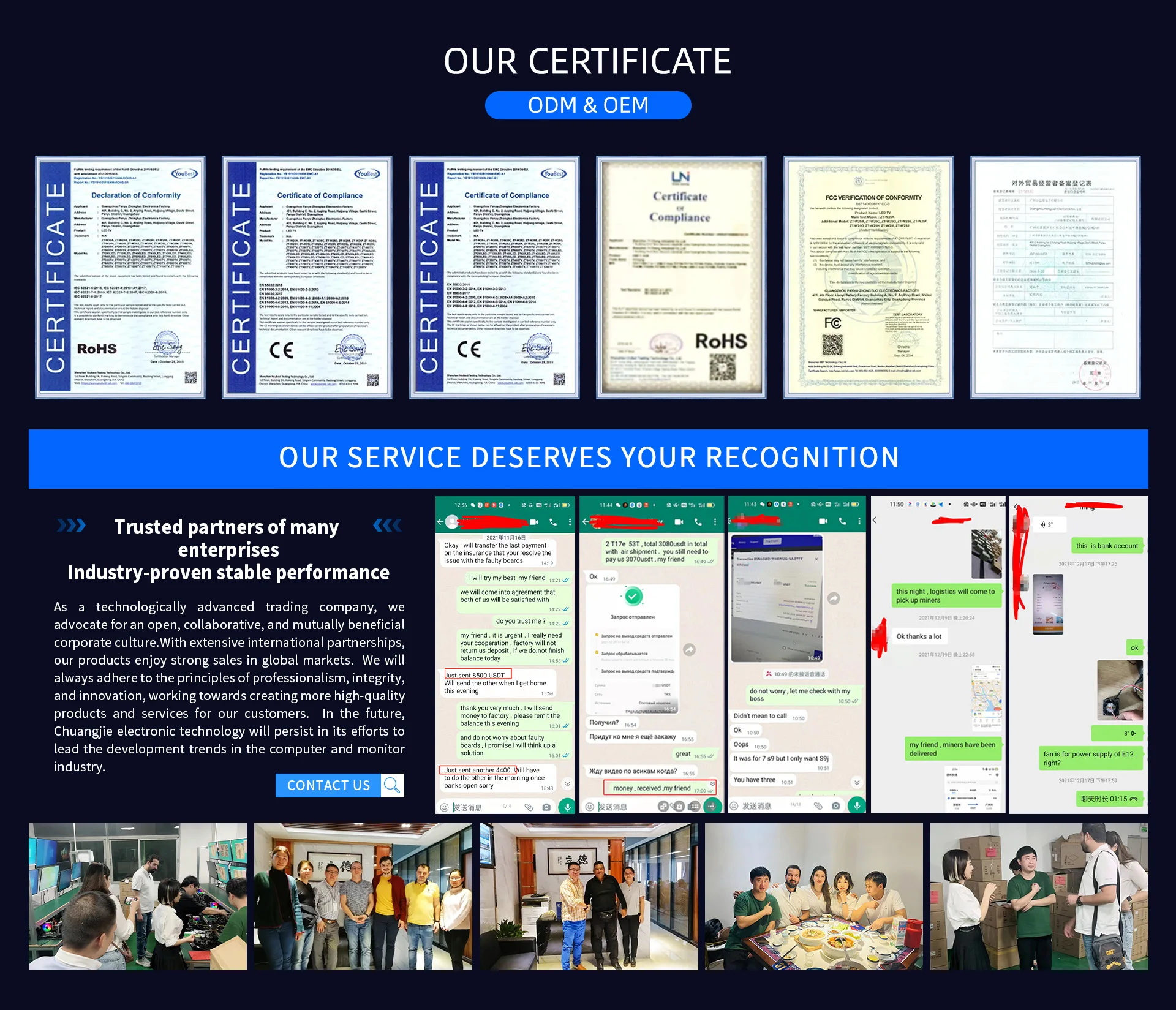 Company Overview - Chongqing Chuangjie Electronic Technology Co., Ltd.