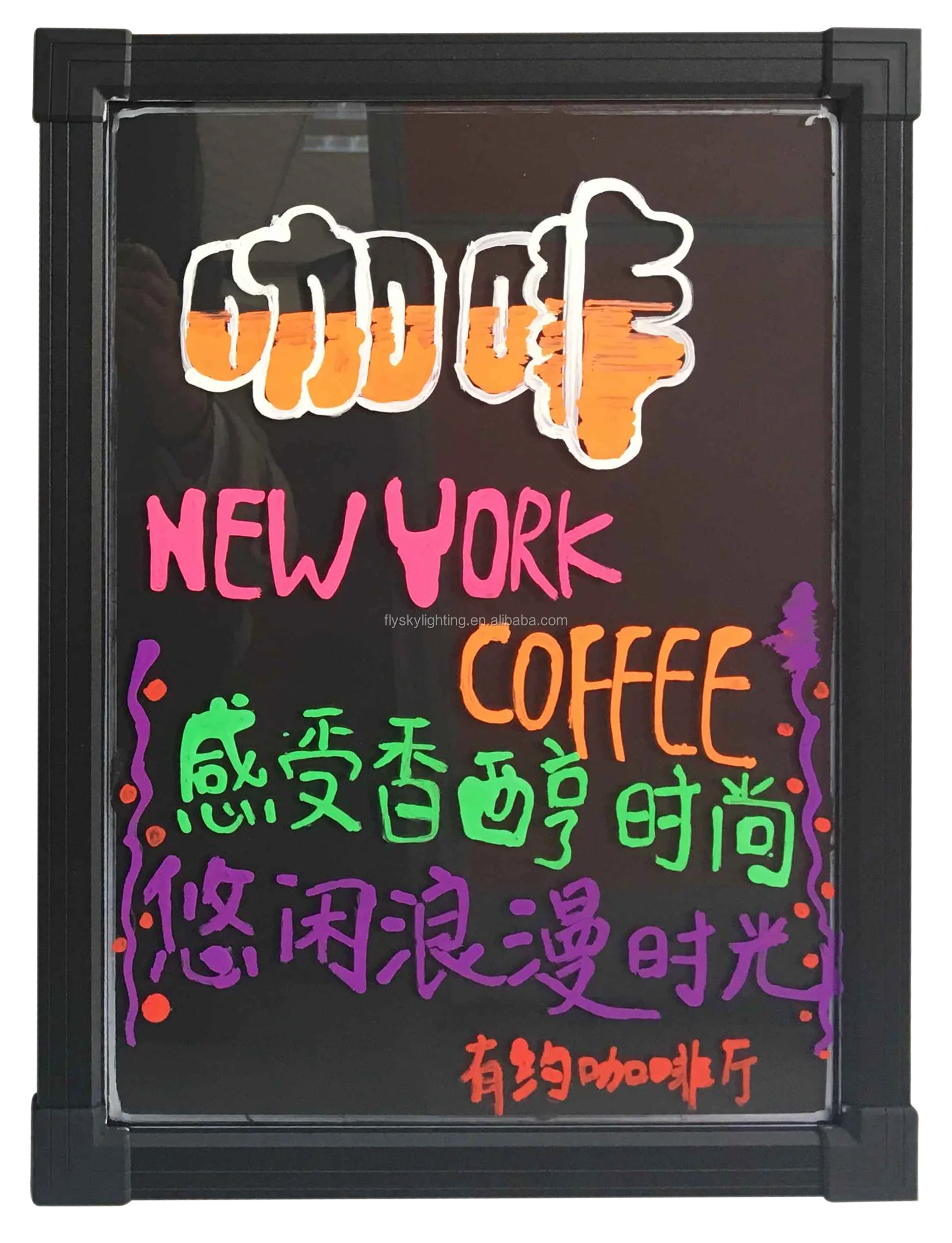 Color Changing Led Writing Boards (60 Cm X 80 Cm) Remote Controlled For ...