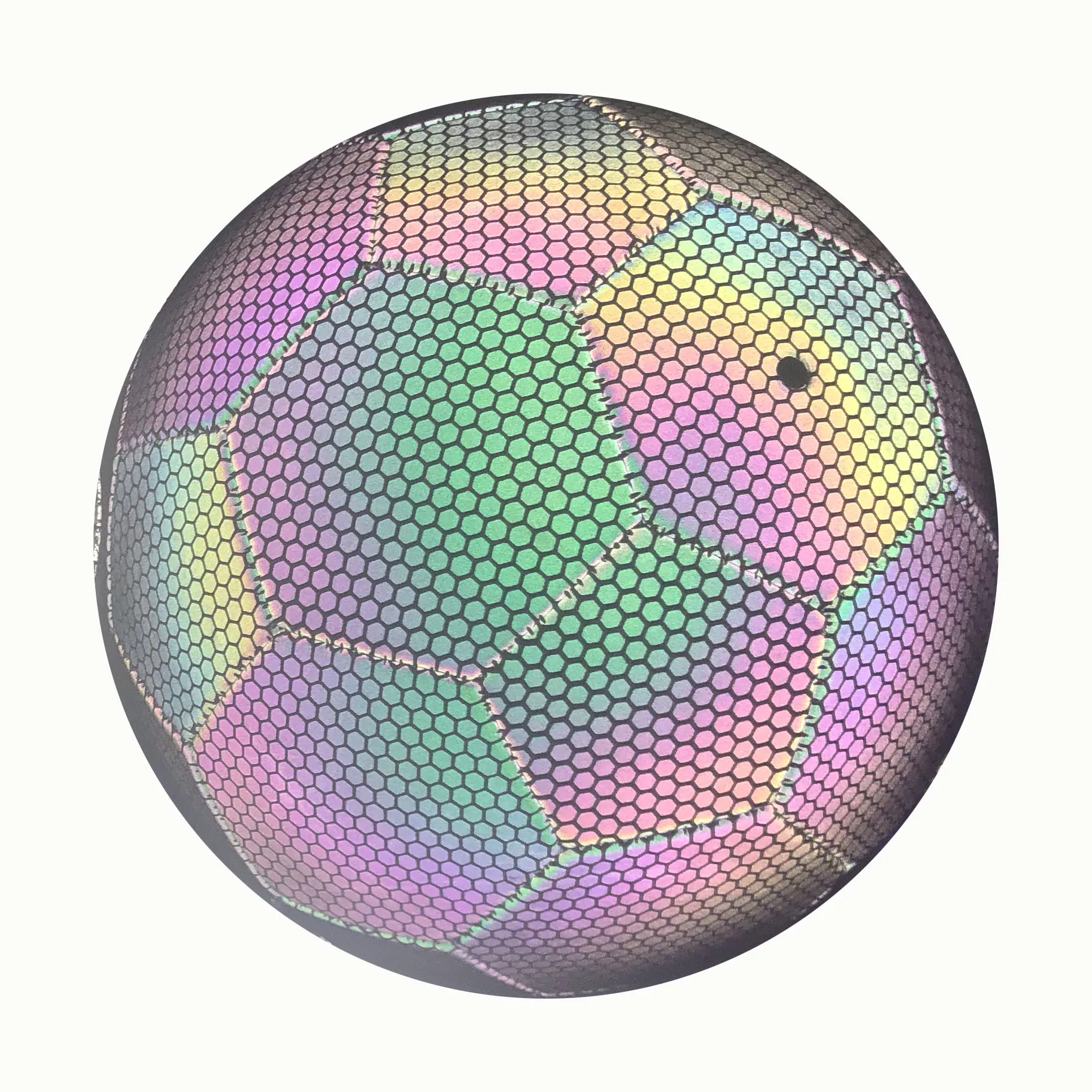 Glowing in the Dark Hologram Soccer Ball - Reflective Fun