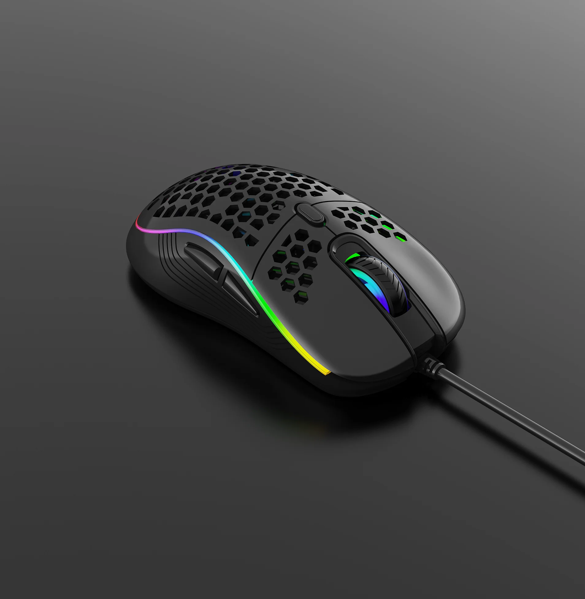 2020 Newest Gaming Mouse With Lightweight Honeycomb Shell Ultralight ...