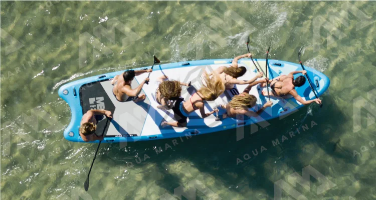 Mega 18'1" Giant Multi 8 Person SUP Big Team Paddle Boards, View Big ...