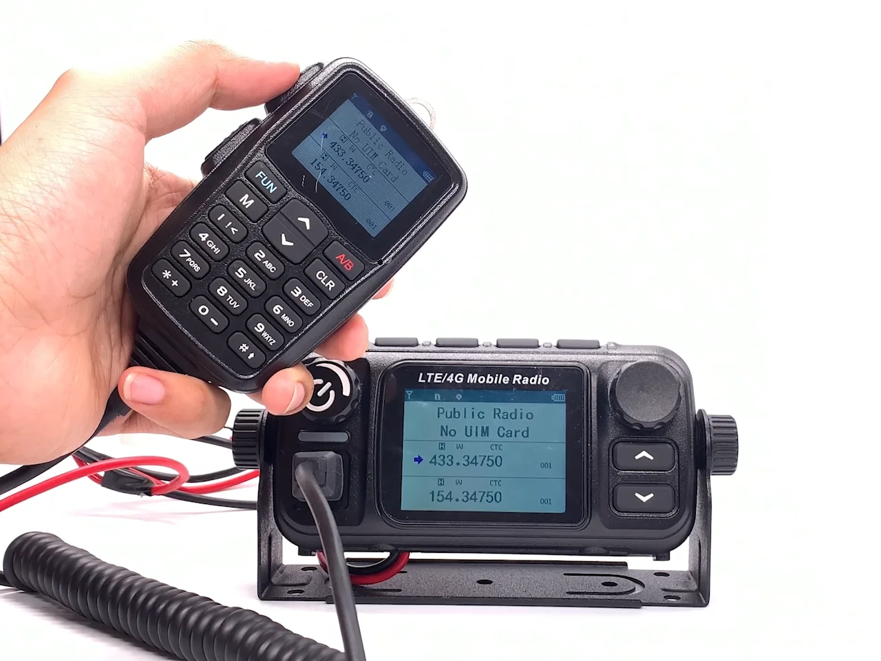 Ecome Et-a770 4g Gsm Duel Sim Mobile Radio Vehicle Mouted Walkie Talkie ...